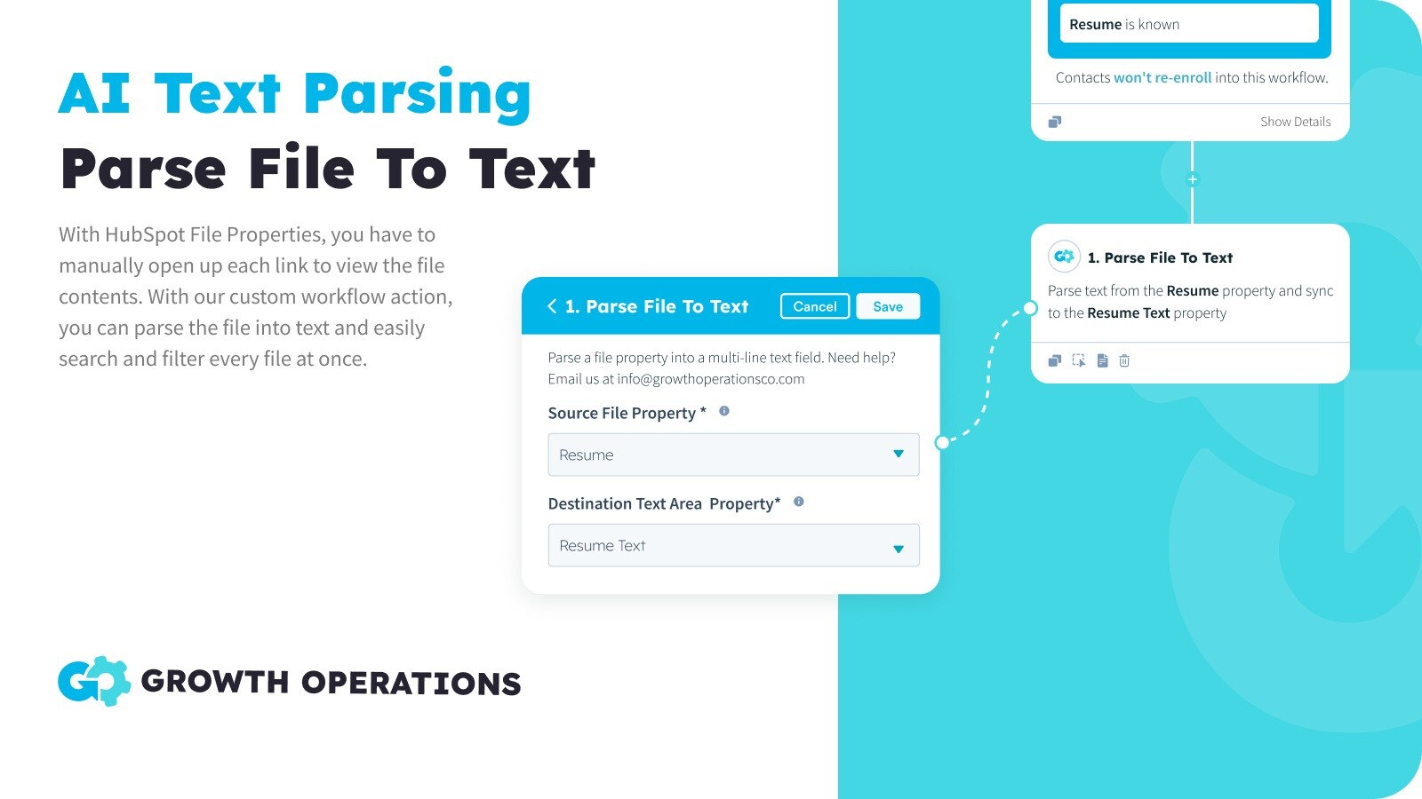AI Text Parsing - App for HubSpot